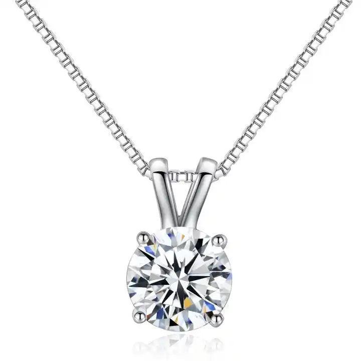 RSP-101: The Original Moissanite Solitaire Pendant - Timeless Elegance – Ringshing.com